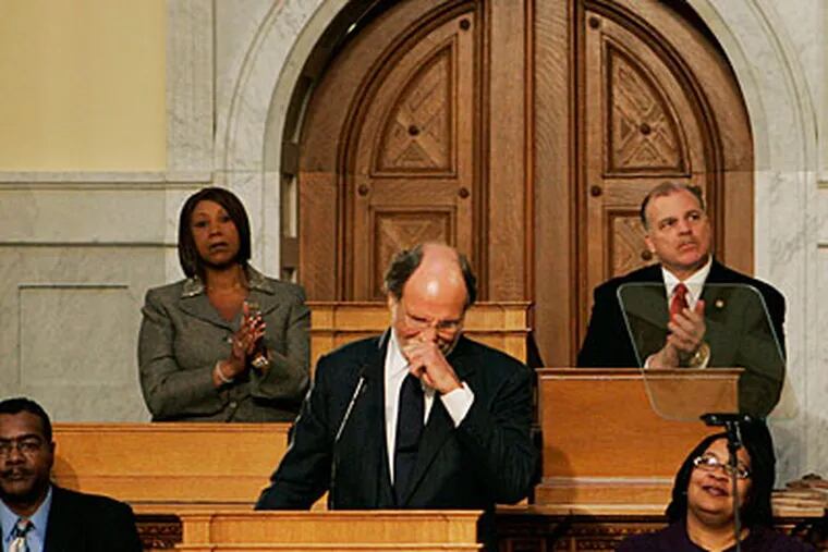 Corzine weighs his wins and losses