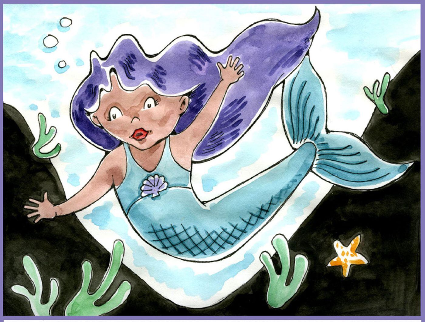 Art Thief: Draw a mermaid