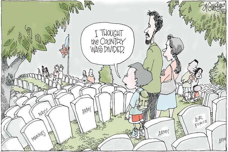 Political cartoon: Memorial Day