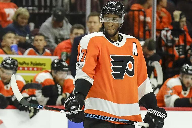 Morning skate to decide Wayne Simmonds' status for Flyers-Predators ...