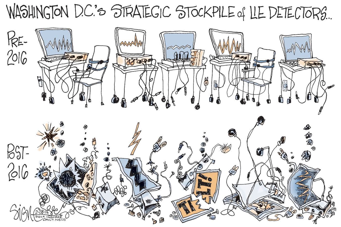 Political Cartoon: D.C. Lie Detectors