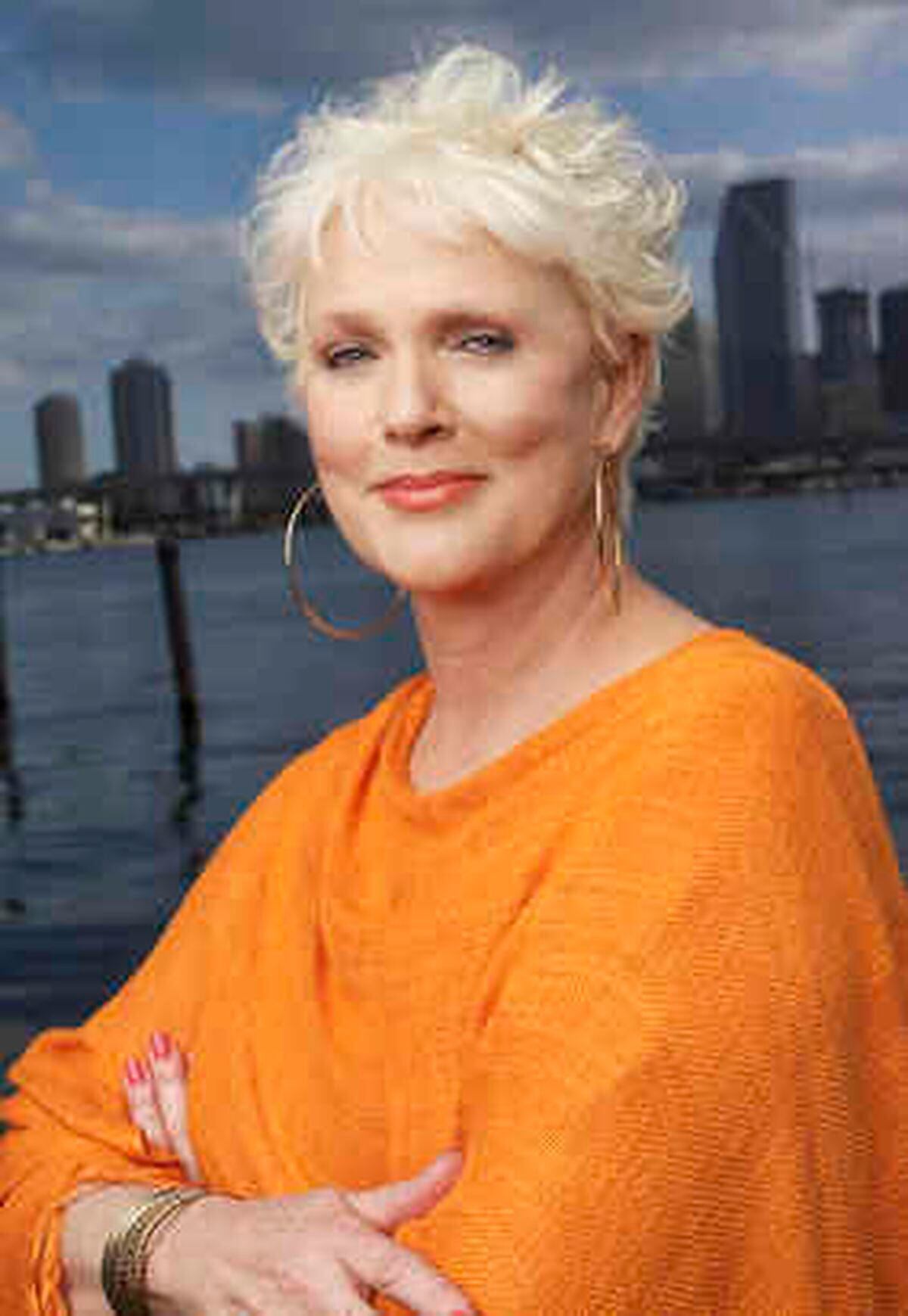 The cigarette is part of Sharon Gless' act