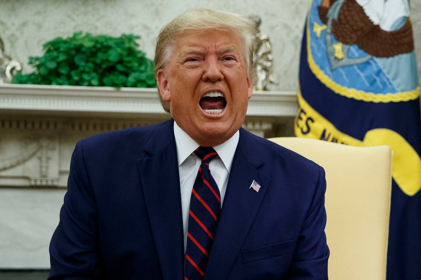 Trump lashes out in anger as Democrats warn of legal action
