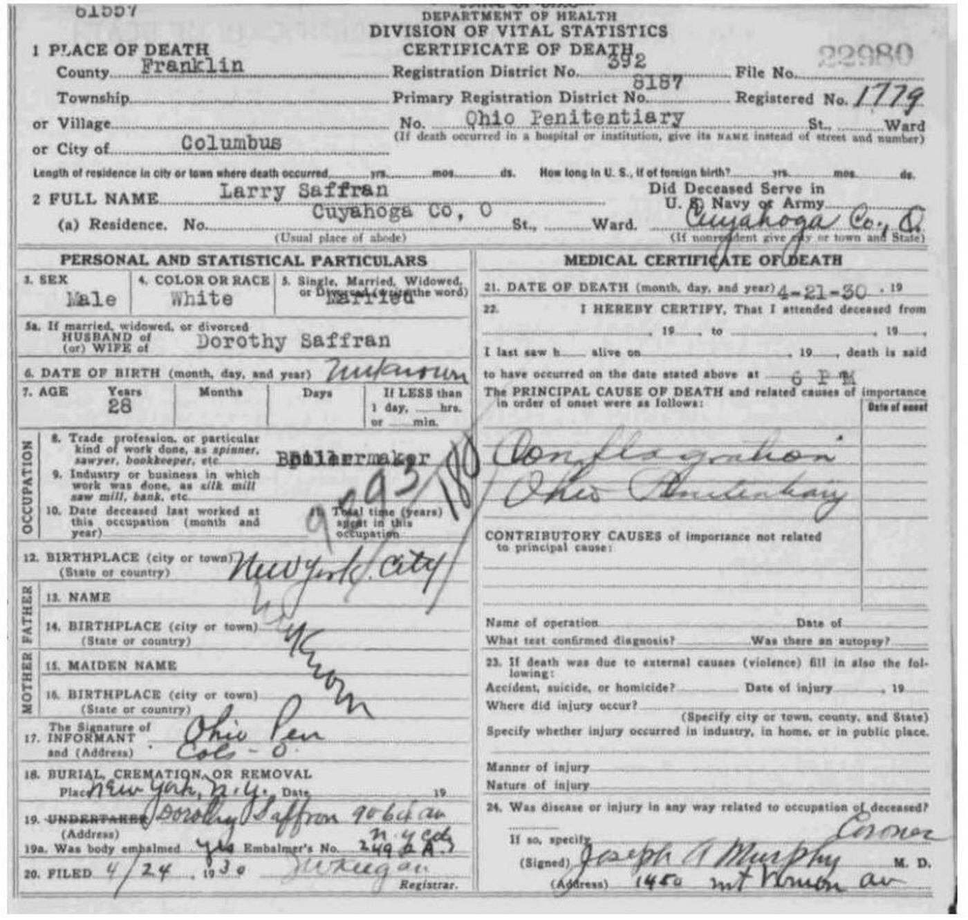 Discovering my grandfather, the bank robber, on the 90th anniversary of ...