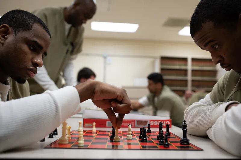 Chess teaches inmates a different way of thinking