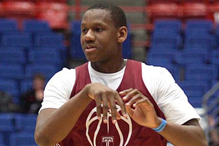 Temple's Lavoy Allen lives with the curse of being a big man