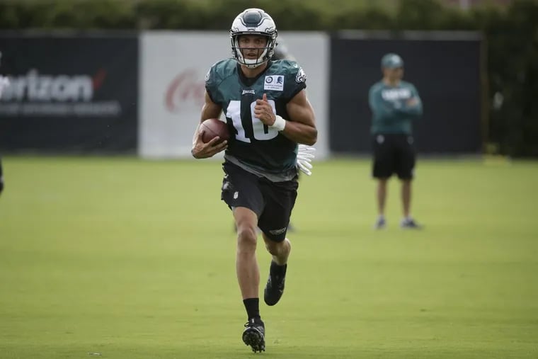 Eagles' Mack Hollins works to be special as a receiver, too