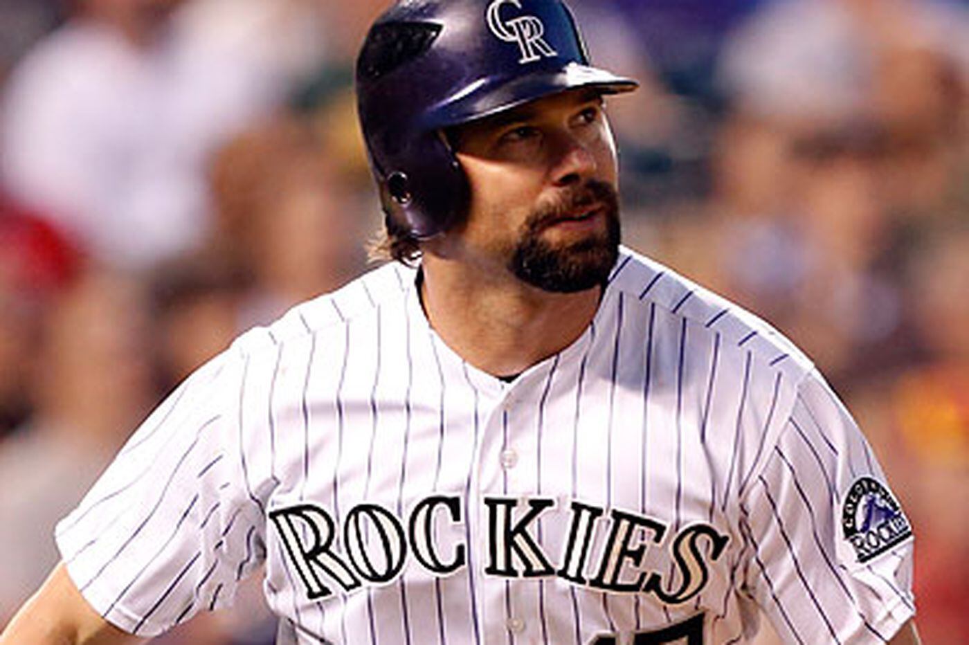 Rare breed: Colorado's Todd Helton has spent his whole career with Rockies