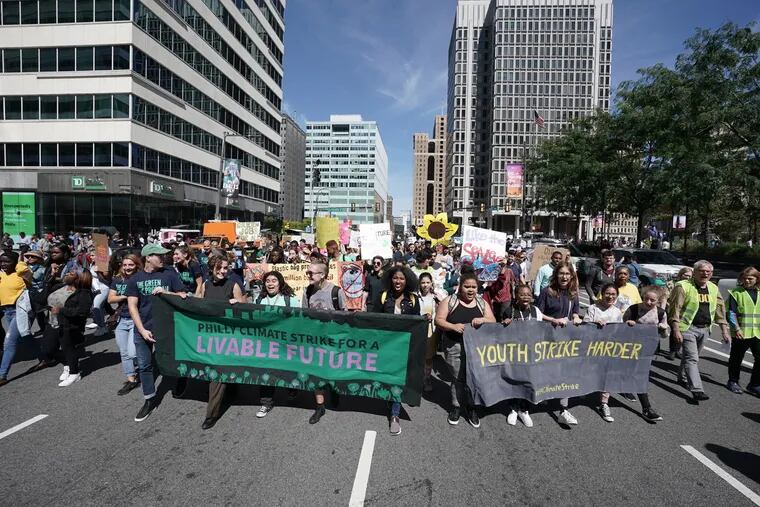 Thousands strike for global climate change at youth-led rally at ...