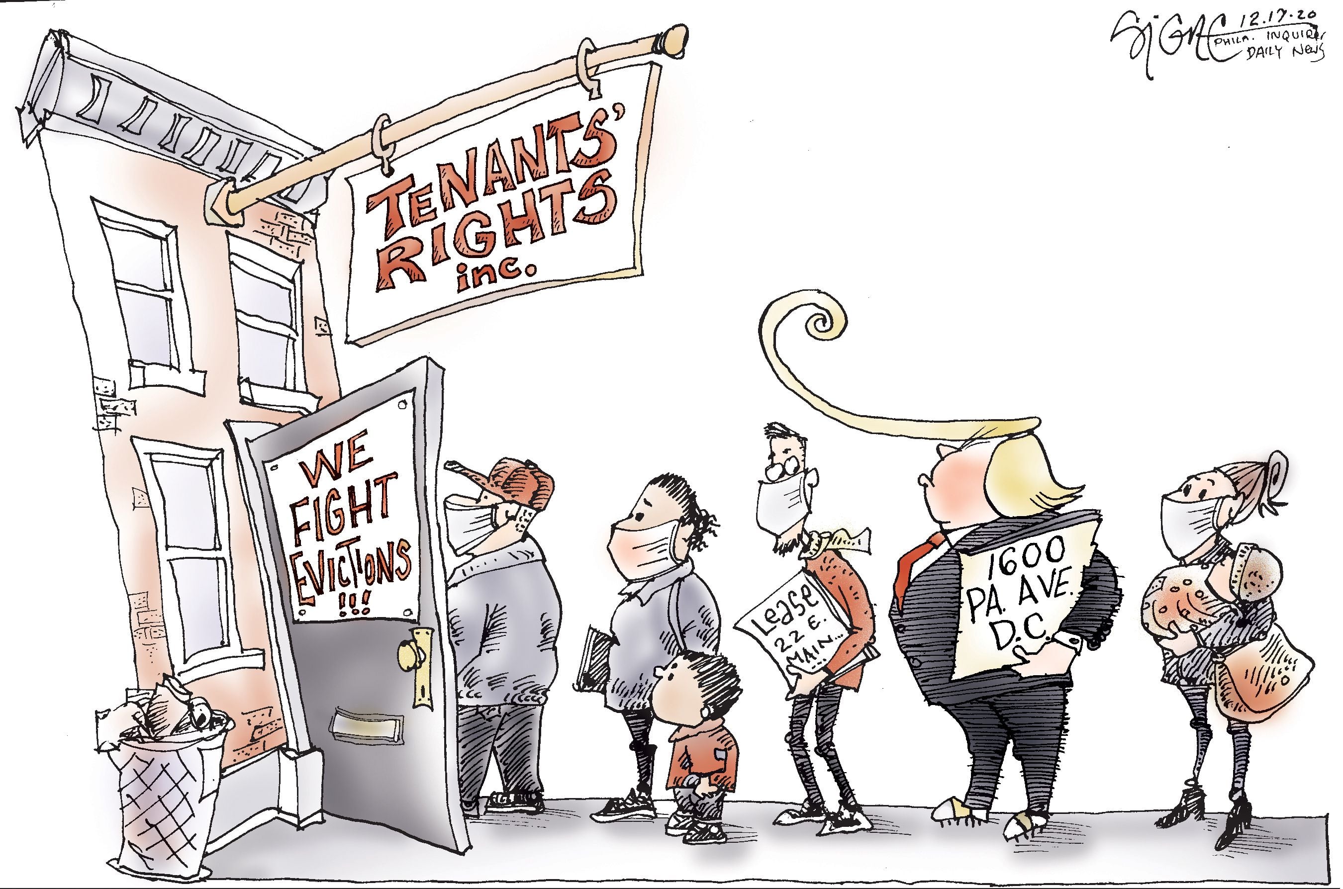 Homeless Political Cartoon
