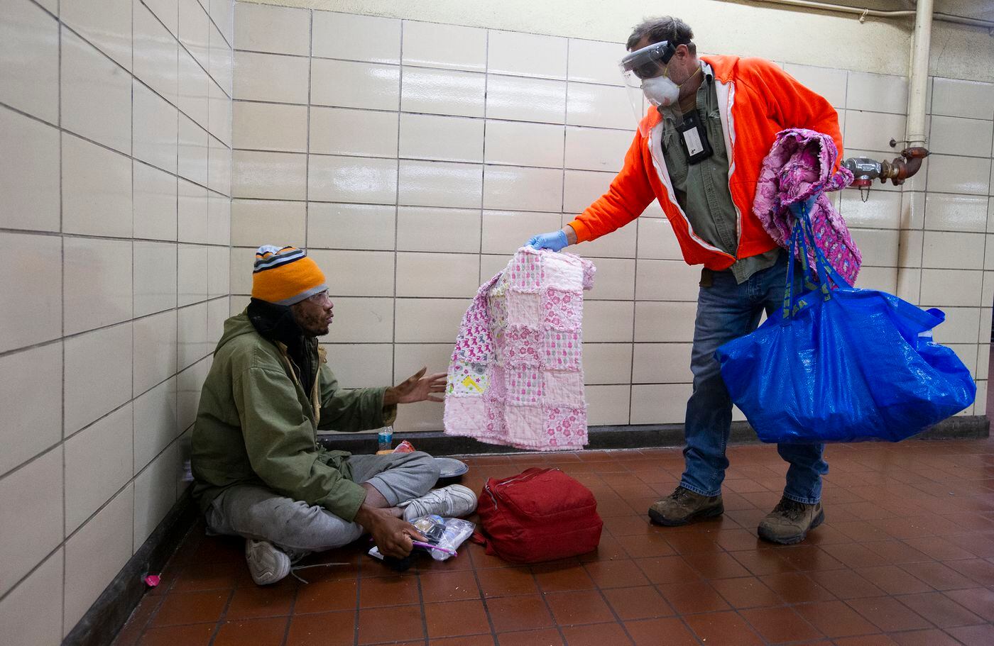 Coronavirus killed panhandling and closed food pantries. This volunteer ...