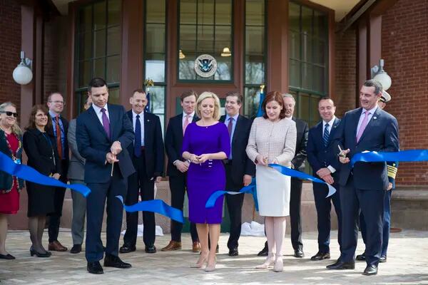 Ribbon cutting a last act for ousted Trump DHS officials