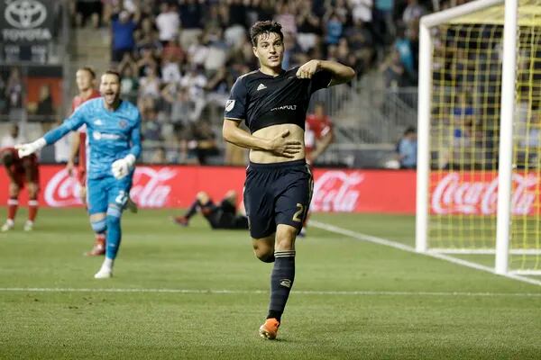 Union’s Anthony Fontana steps up in best game since MLS debut