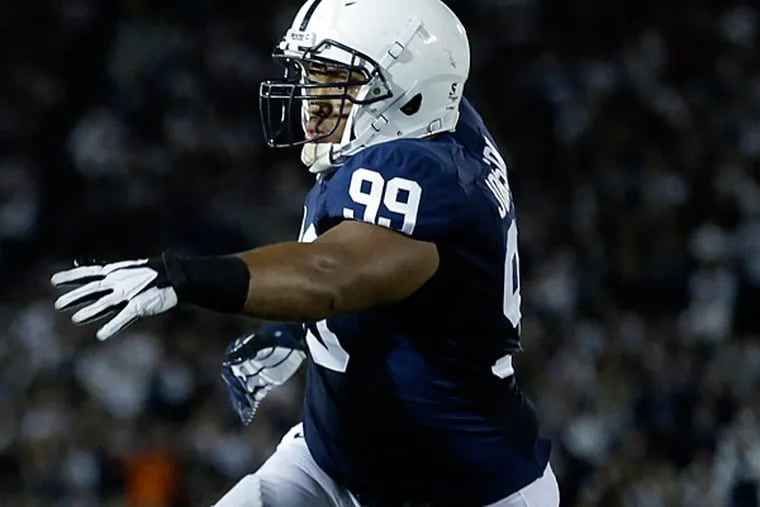 Penn State's Johnson happy he chose football