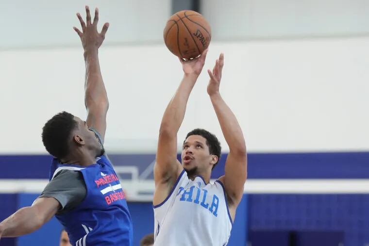 Villanova's Josh Hart works out for Sixers. How high will he get picked?
