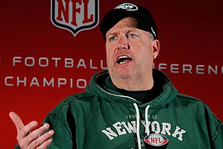 You can't help but hear Buddy when Jets coach Rex Ryan speaks