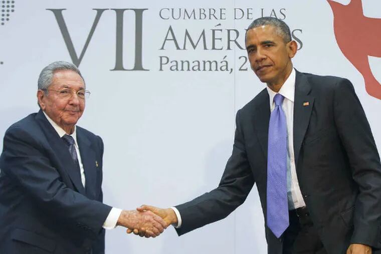 Historic meeting between US, Cuba leaders