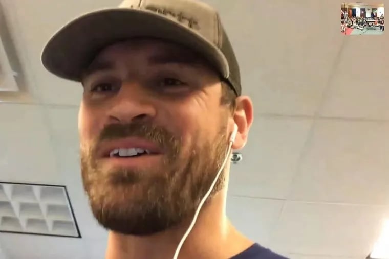 While he wasn’t visiting the White House, Eagle Chris Long video ...