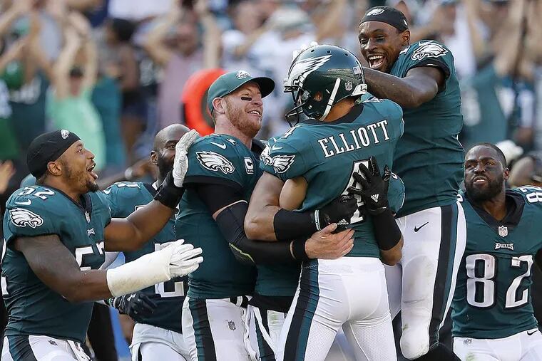 Carson Wentz before Jake Elliott's field goal: 'I'll give him my game ...