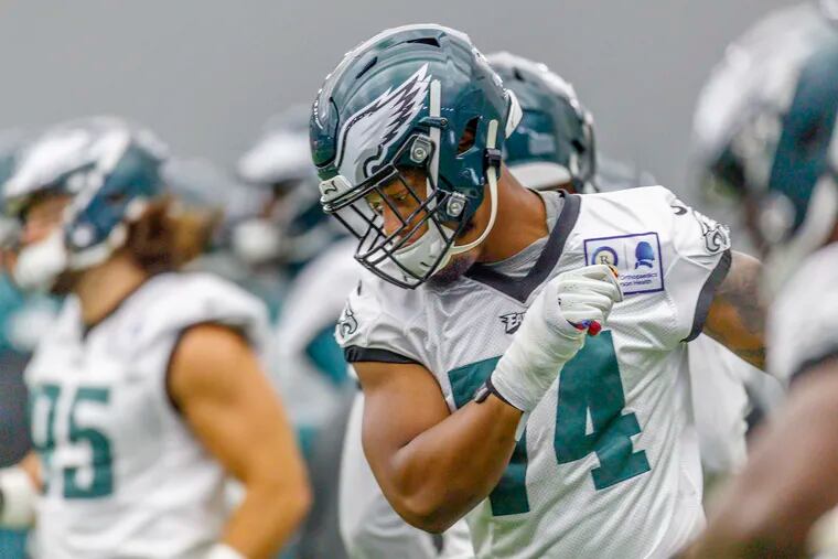 Defensive end Daeshon Hall hopes he impresses Eagles, and sticks around ...