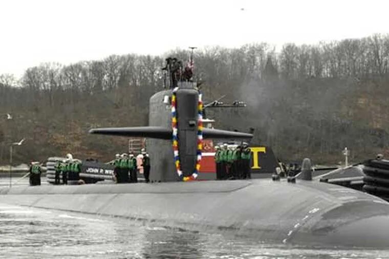 USS Philadelphia returning from last mission