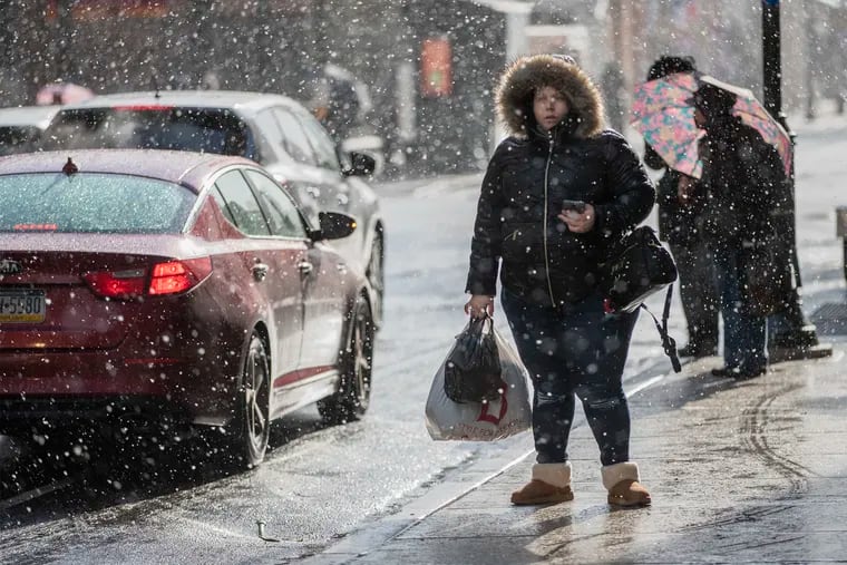 Snow spotted and freeze warnings issued for Philadelphia area