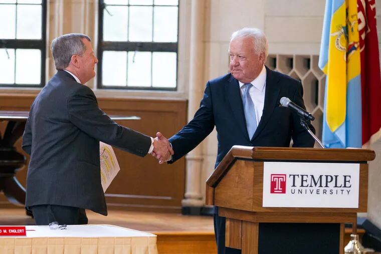 Deal struck for Temple president's resignation