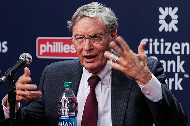 Phillies Notes: Selig: No timetable on successor