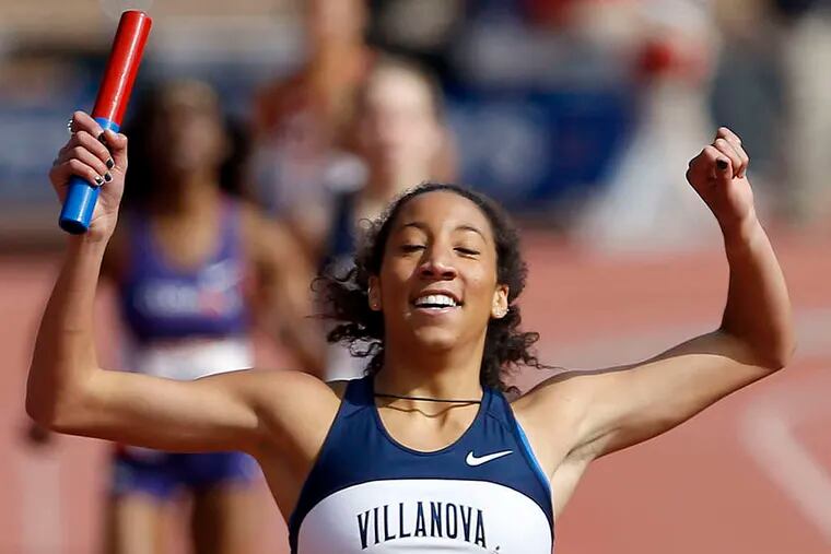 Former Villanova athletes Lipari, Reid return to Franklin Field