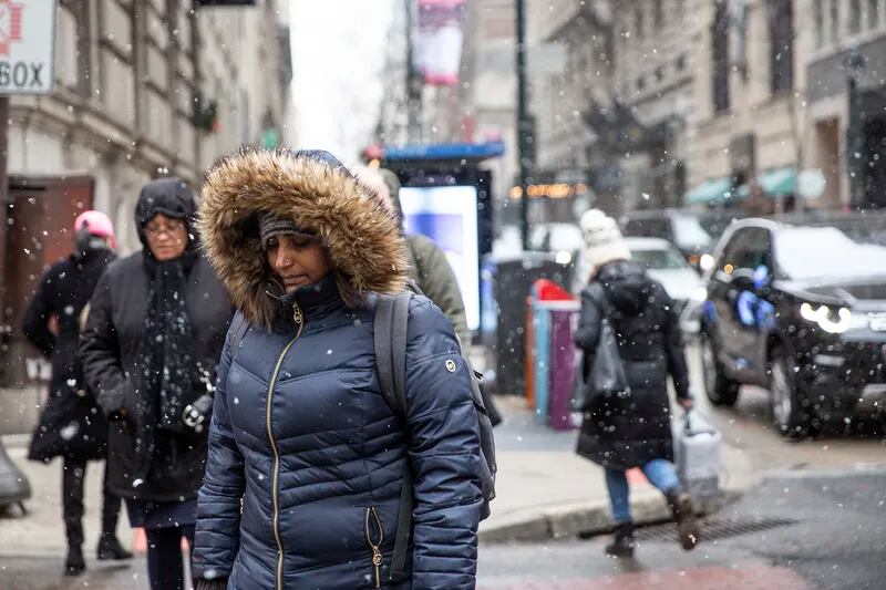 Winter returning to Philadelphia. Snow likely on weekend.