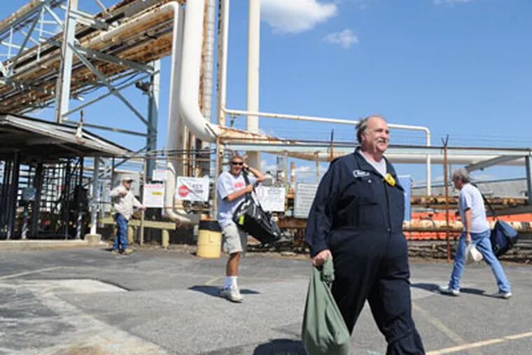 At Trainer refinery, workers prepare for jet-fuel production