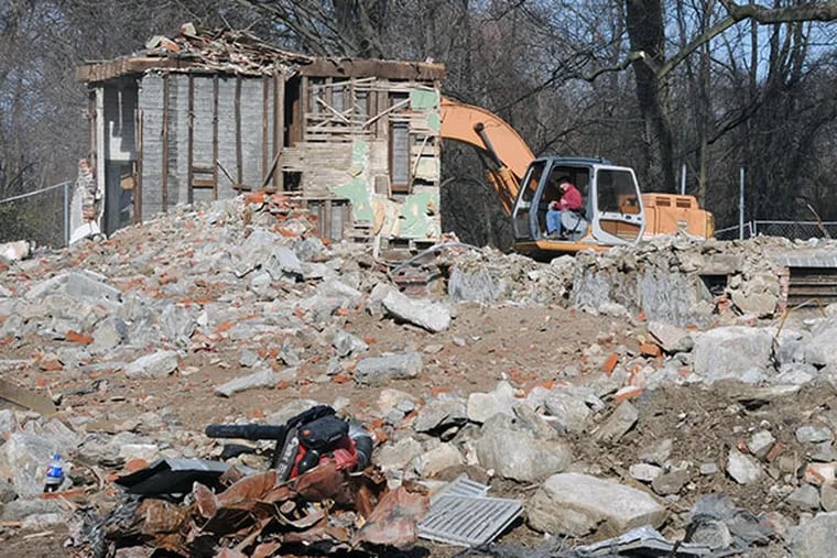 Chester's crumbling Deshong Mansion demolished