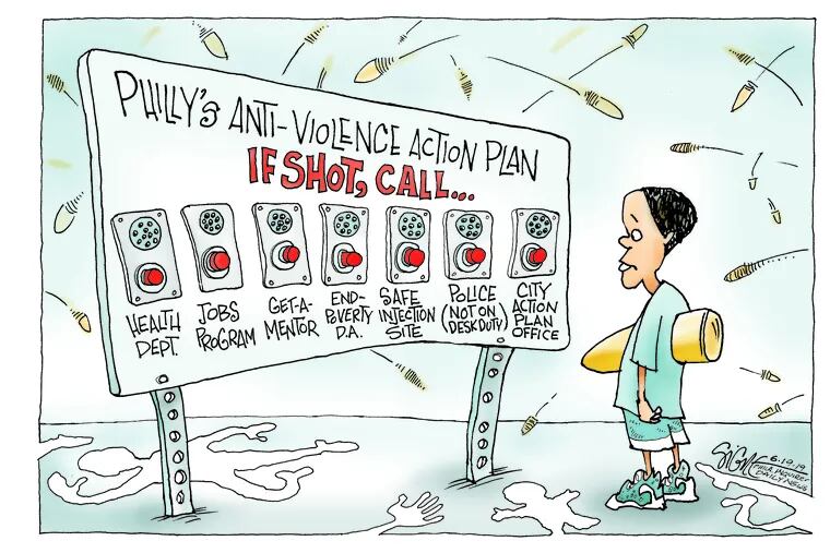 Political Cartoon: Philadelphia’s easy-to-understand, anti-violence program