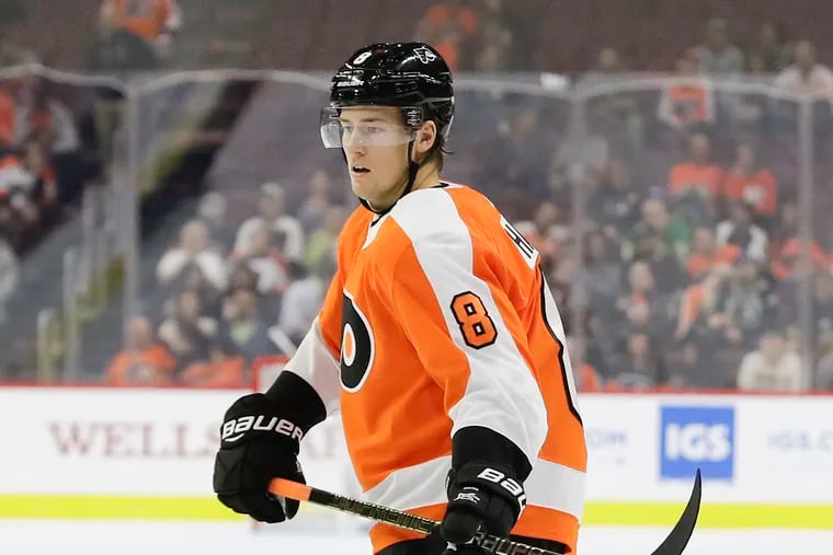Robert Hagg, battling for spot, plays well in Flyers’ preseason loss to ...