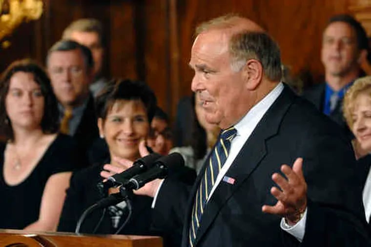 Rendell takes budget battle to the Internet