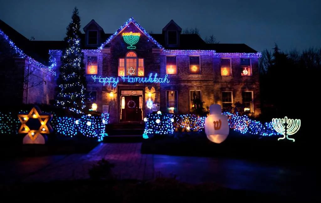Hanukkah Decorations Lights | Shelly Lighting