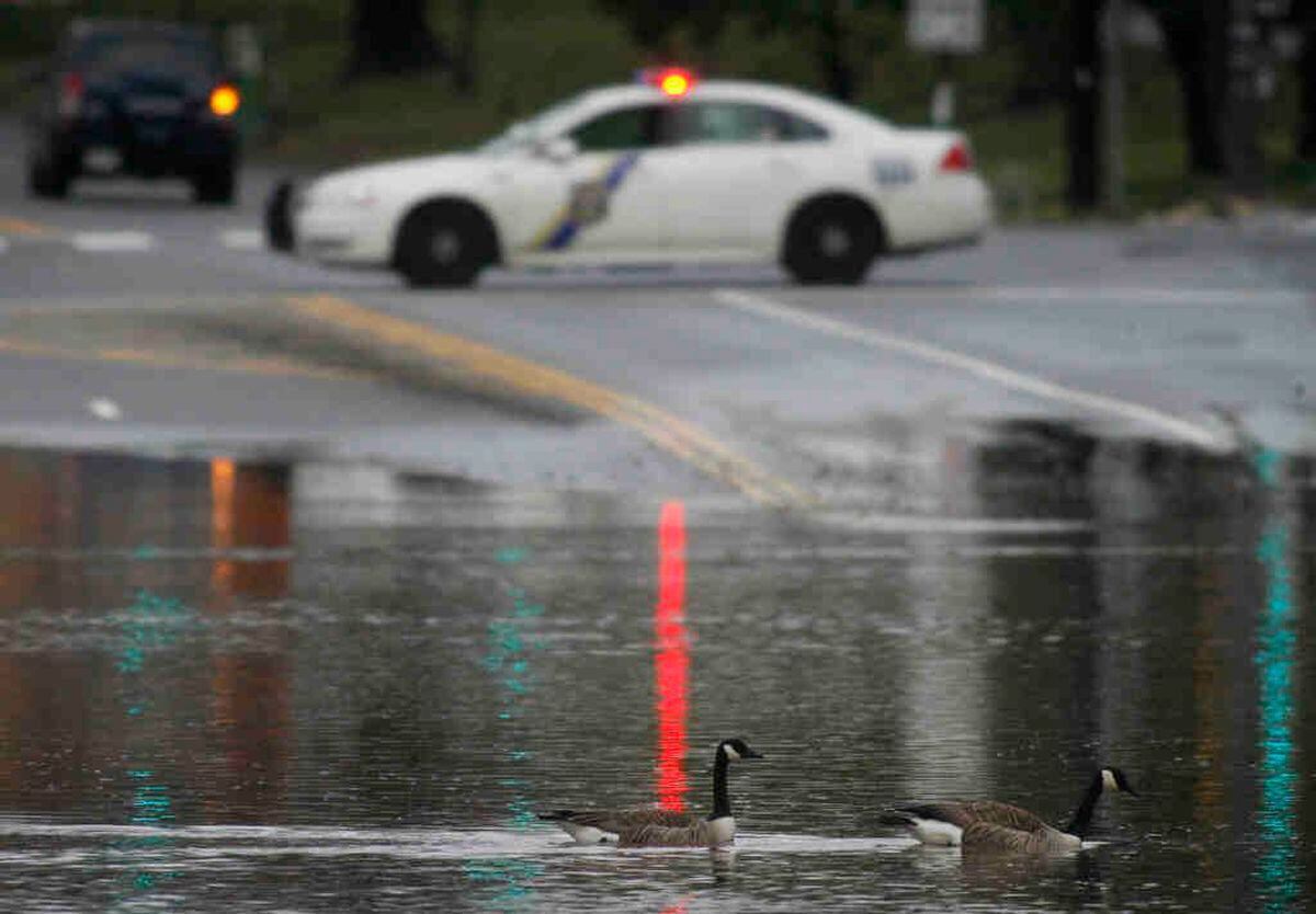 Philadelphia region spared the worst of heavy rains