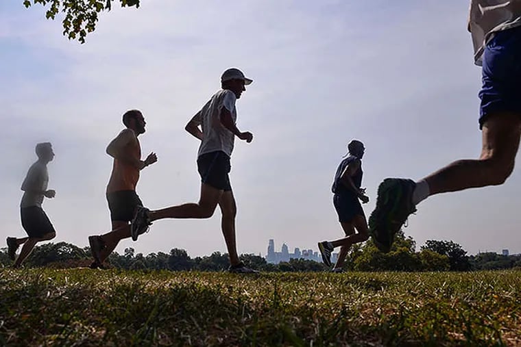 Spruced-up Belmont Plateau running course still has killer hill