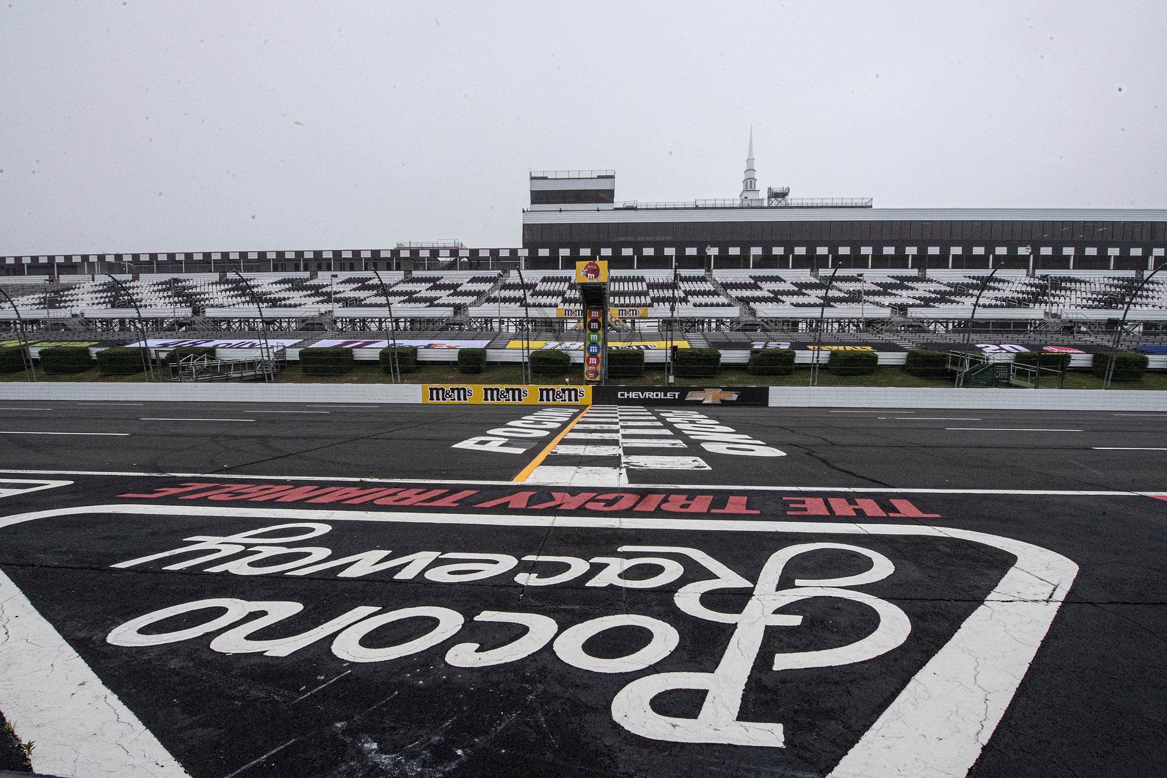 Pocono Raceway Banking