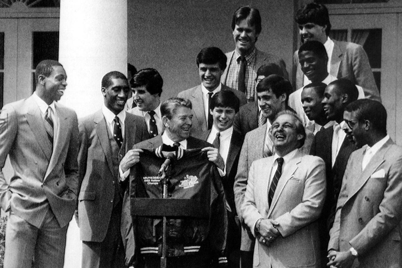 Villanova beats Georgetown again in 1985 NCAA title game