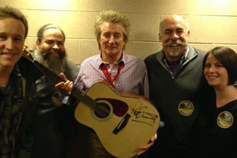 Karate Kid speaks; Rod Stewart digs deep