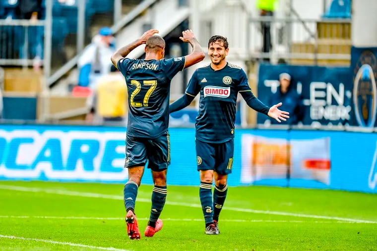 Union’s Jay Simpson is MLS Player of the Week; JP Dellacamera going to ...