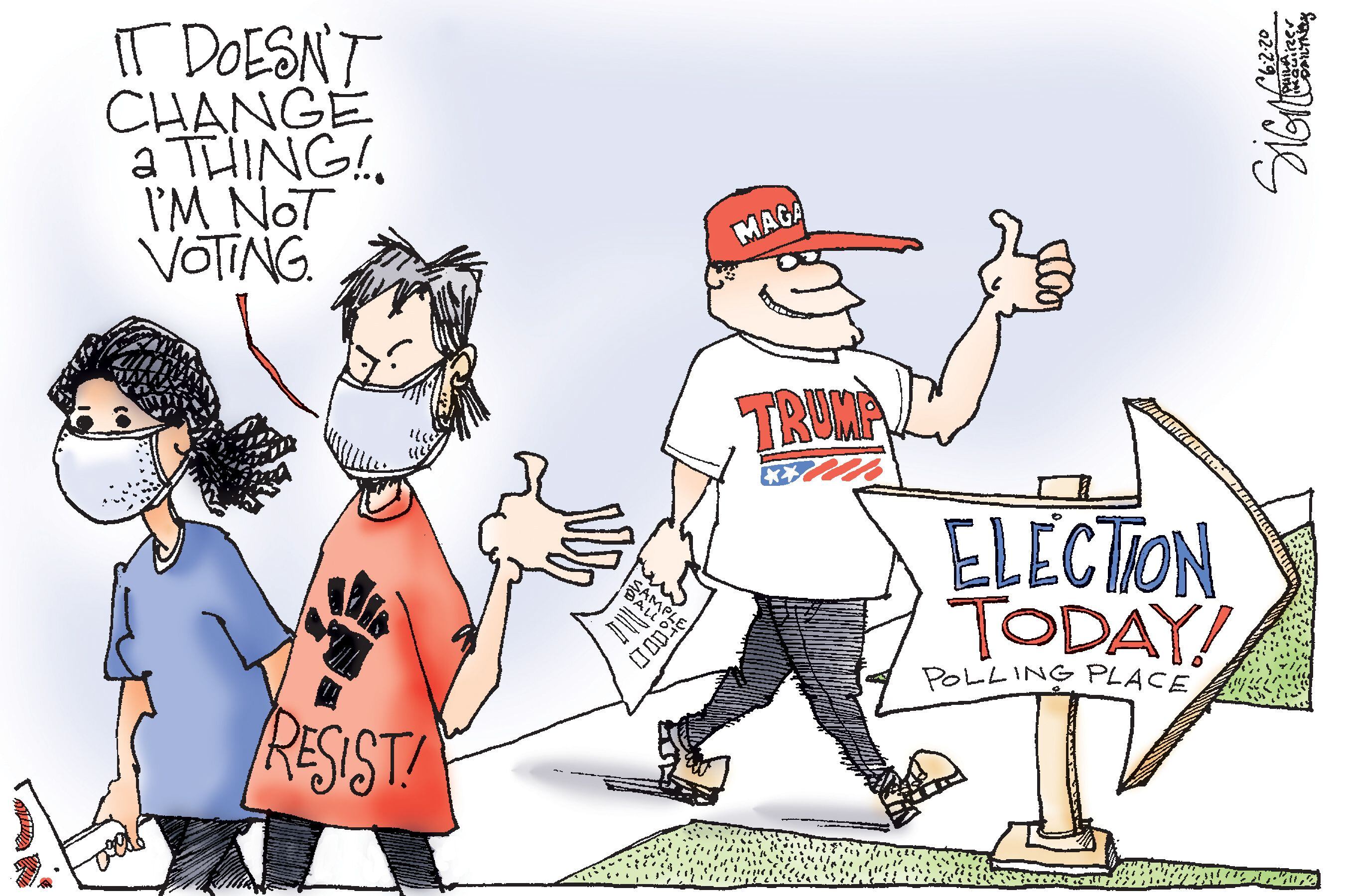 Voting Political Cartoons For Students