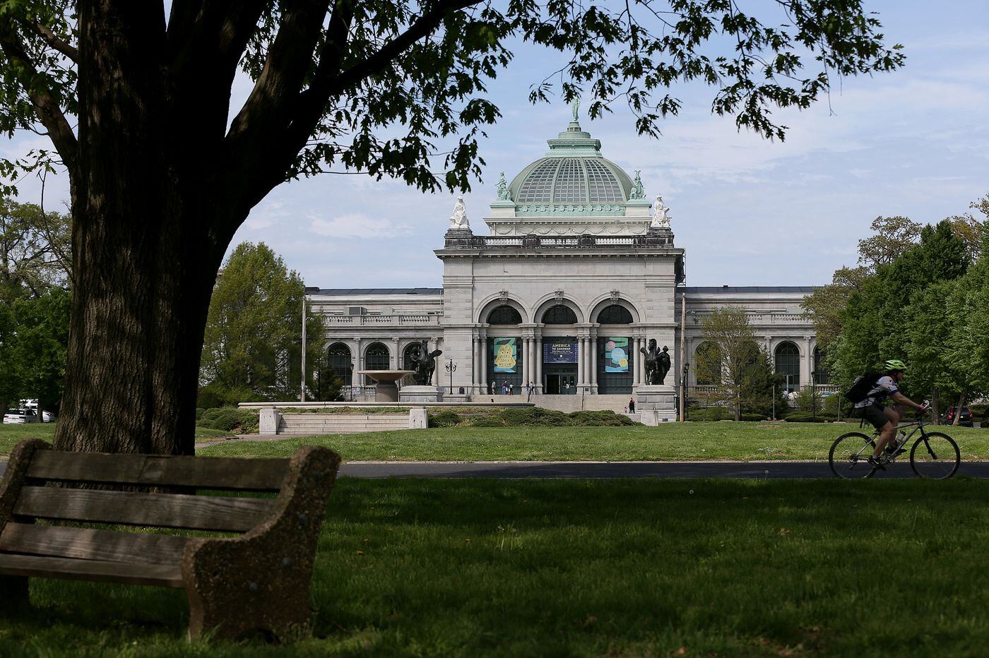 What happened to the buildings from the 1876 Centennial in Fairmount Park?