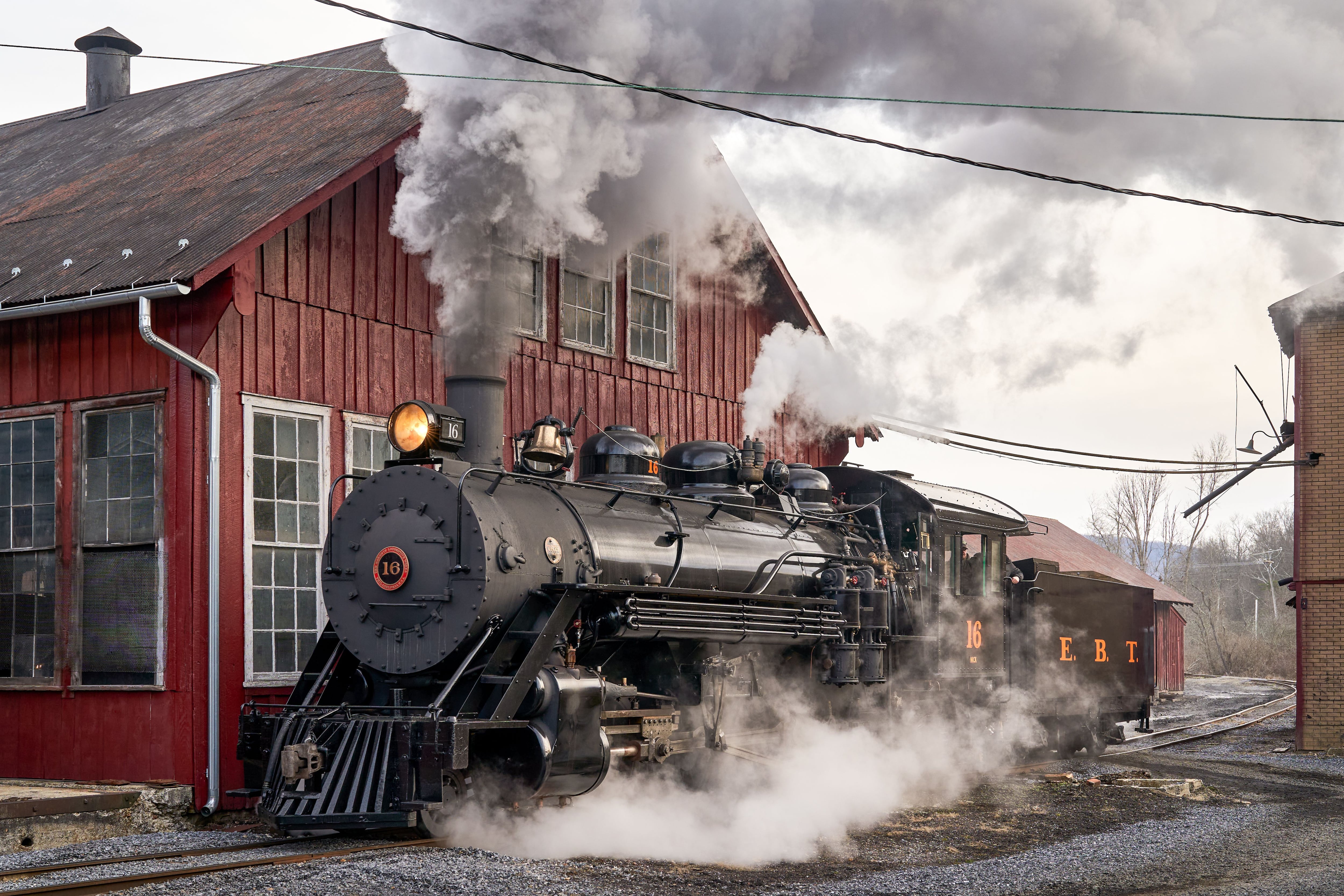 Steam Train In Your Face