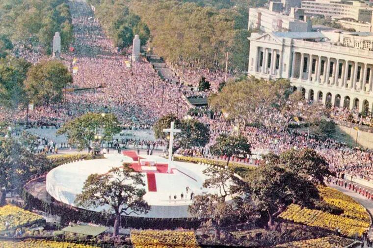 The last time a pope came to Philly
