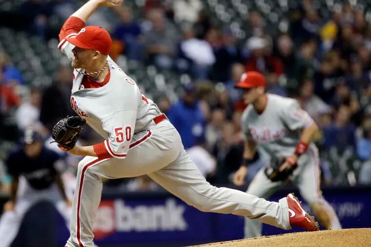 Phillies rough up Brewers for 5th straight win