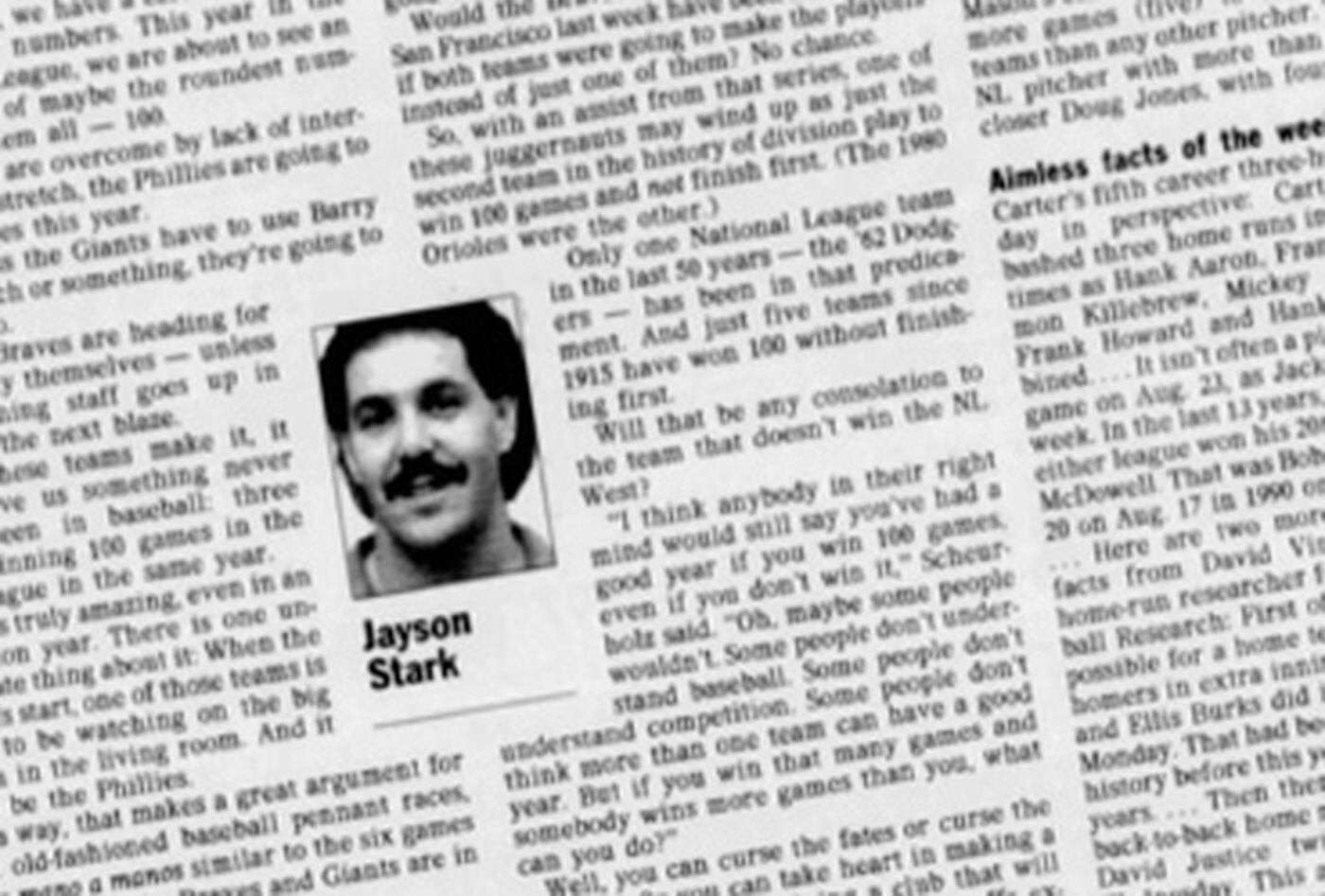 For Jayson Stark, the journey from The Inquirer to Cooperstown is paved ...