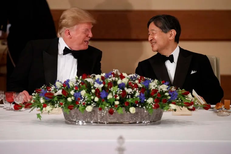 Trump in Japan: Pomp and tense circumstance