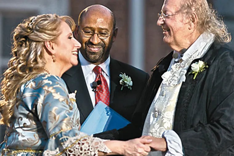 Ben and Betsy tie the knot